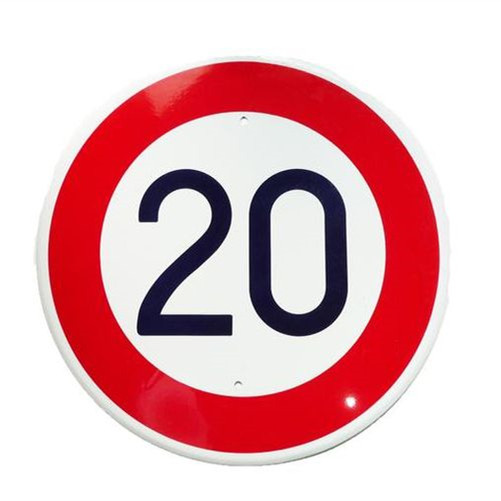 Wholesale Custom OEM Road Signs Price - Aluminum Red Round Traffic Sign ...